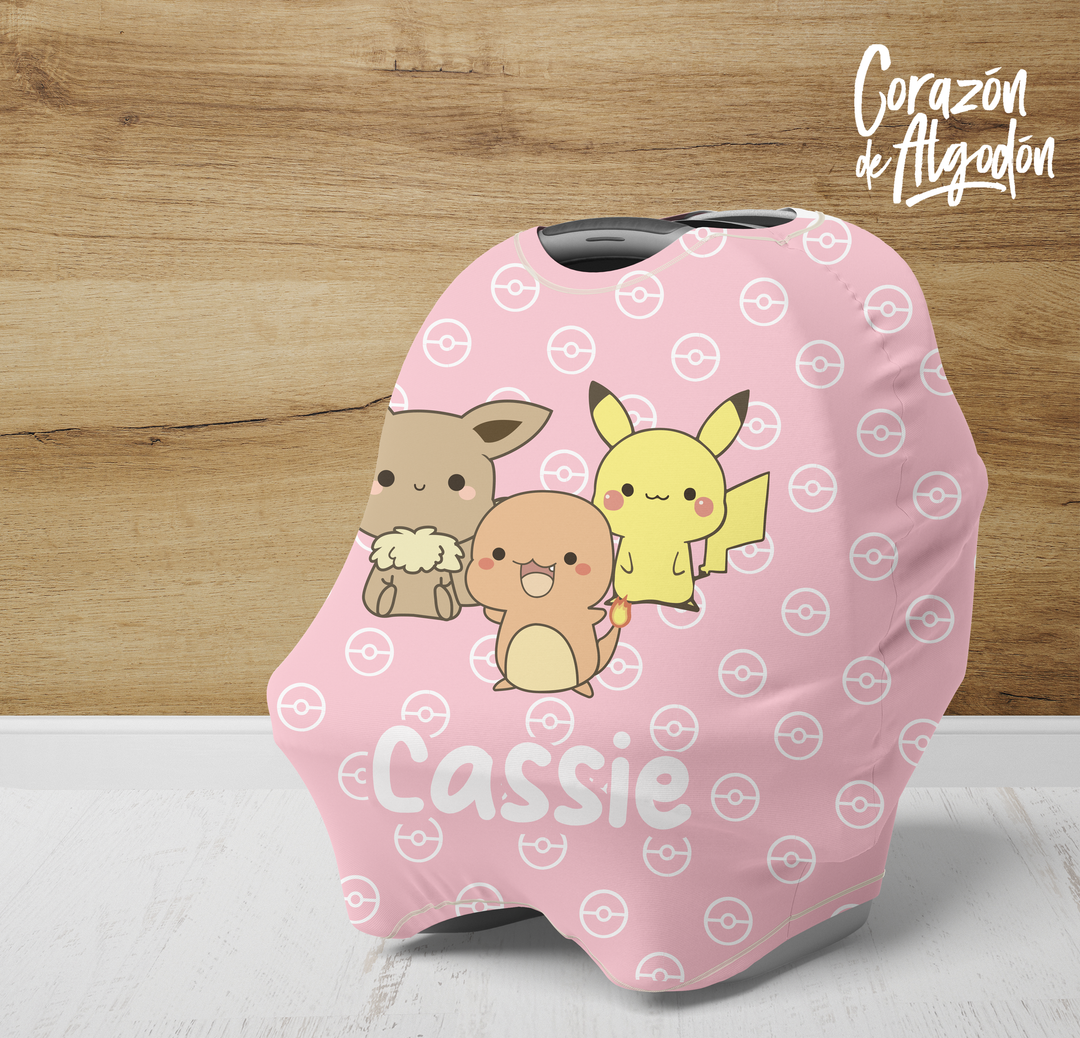 Baby cover Pokemon Cassie – Corazon De Algodon