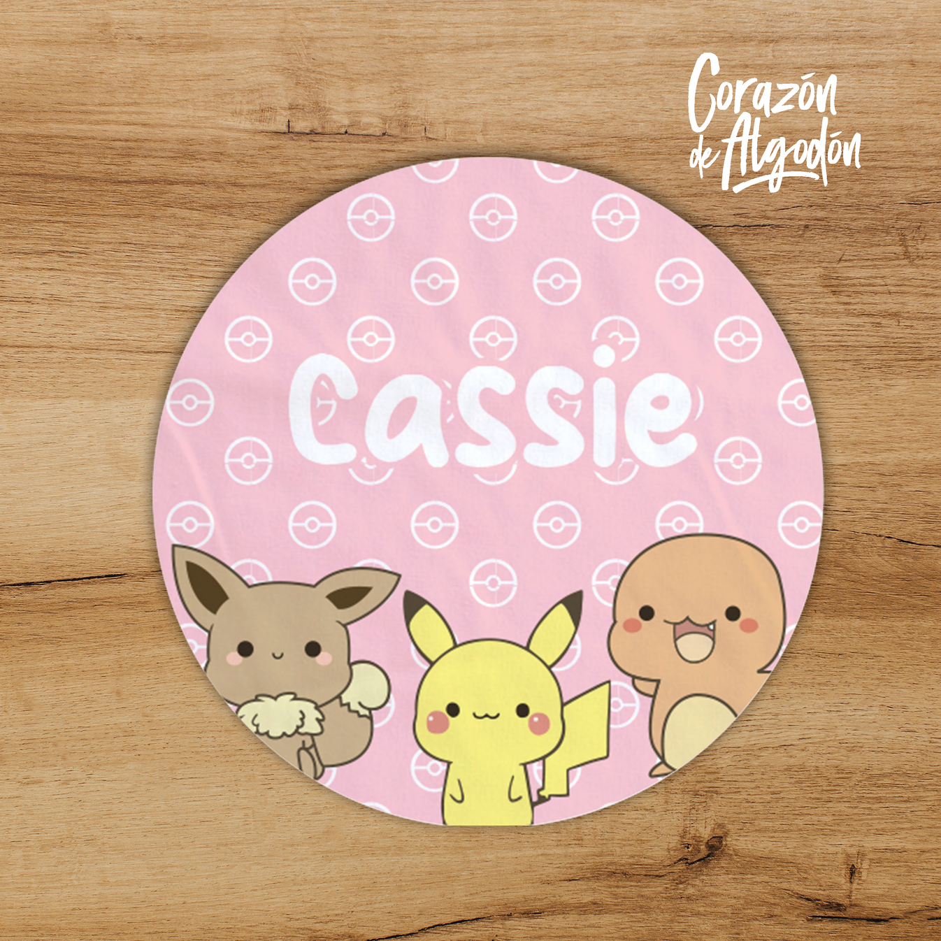 Tapete Pokemon Cassie – Corazon De Algodon